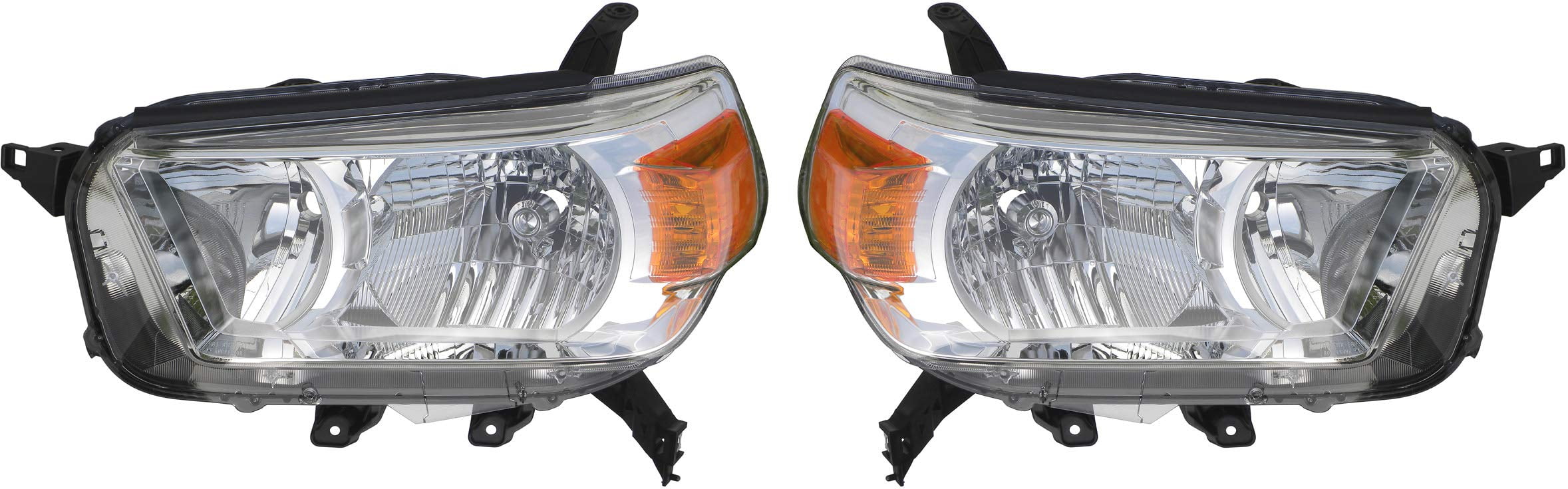 EPIC LIGHTING OE Style Halogen Headlights Assembly Replacement for ...