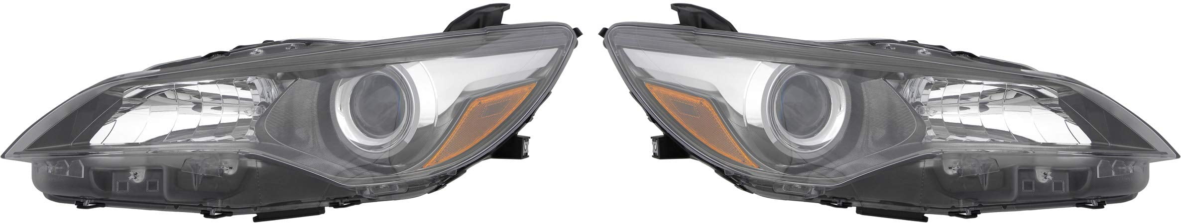 EPIC LIGHTING OE Style Halogen Headlights w/ Black Housing Assembly ...