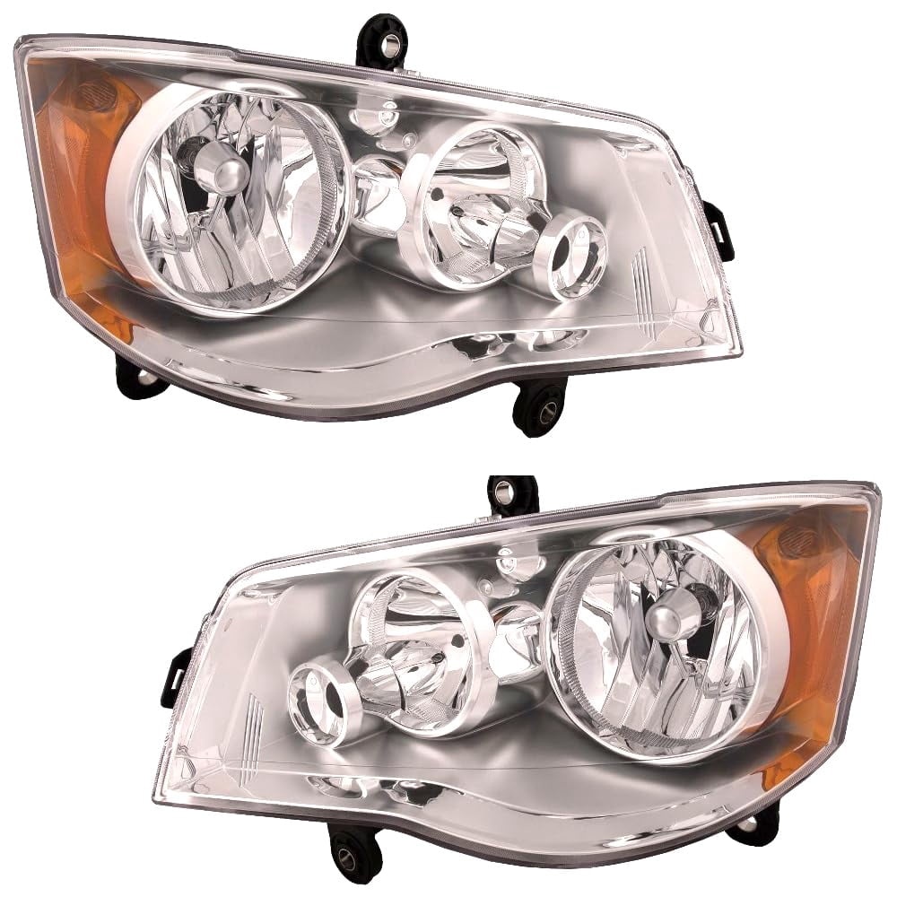 EPIC LIGHTING OE Style Halogen Headlights w/o Black Housing Assembly ...