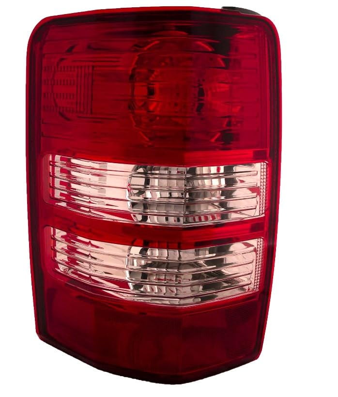 EPIC LIGHTING OE Style Halogen Tail Light Chrome Assembly Replacement for JEEP 08-12 LIBERTY ...