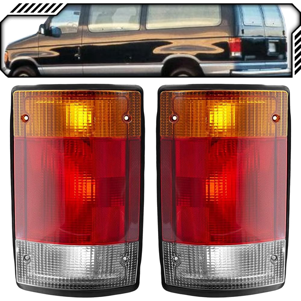 EPIC LIGHTING OE Style Halogen Tail Lights Assembly Replacement for ...