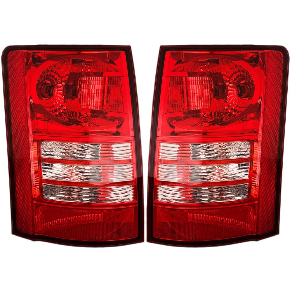 EPIC LIGHTING OE Style Halogen Tail Lights Chrome Assembly Replacement ...