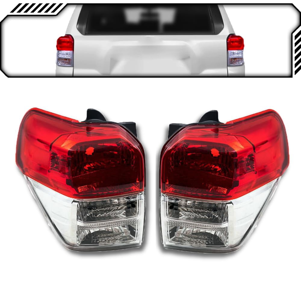 EPIC LIGHTING OE Style Halogen Tail Lights Chrome Assembly Replacement ...