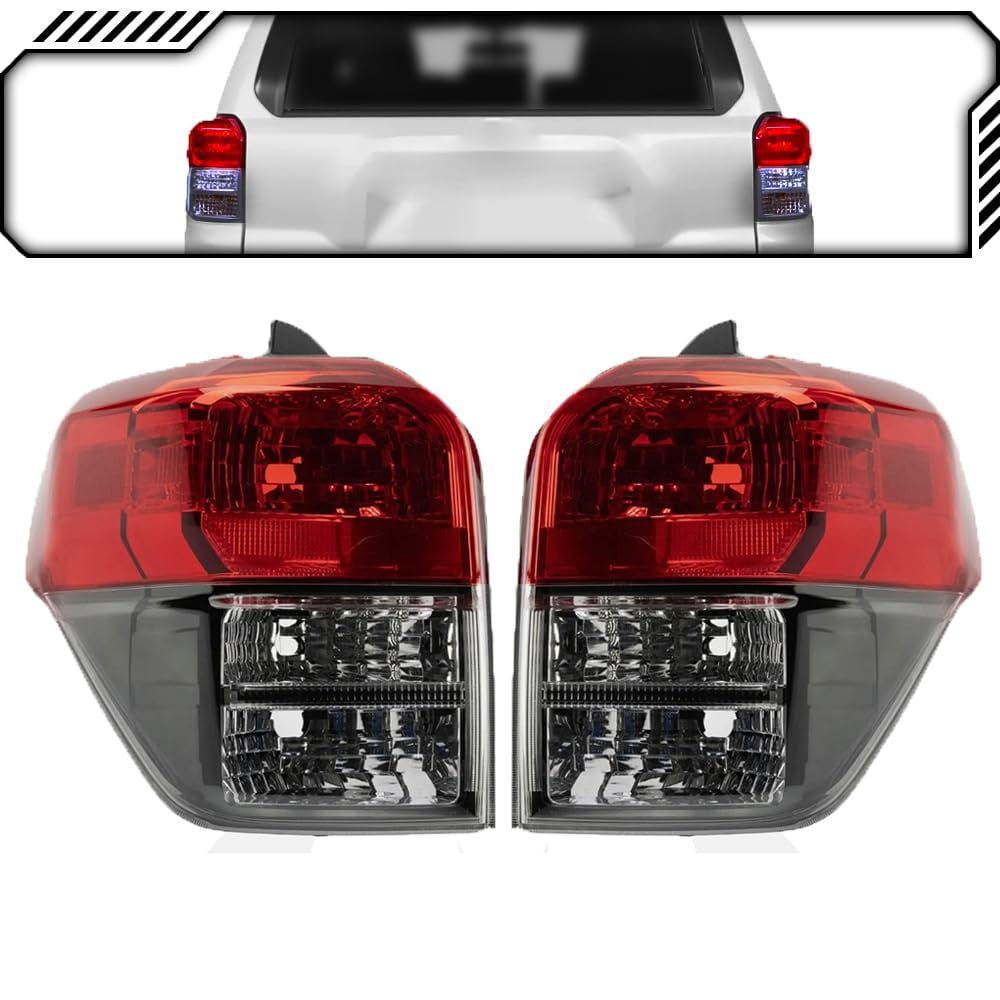 EPIC LIGHTING OE Style Halogen Tail Lights Chrome Assembly Replacement ...