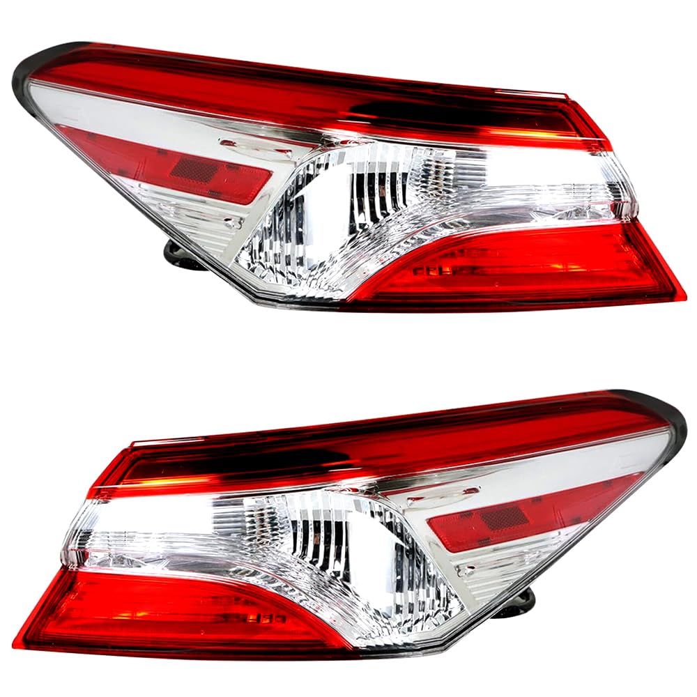 EPIC LIGHTING OE Style Halogen Tail Lights Chrome Outer Assembly ...