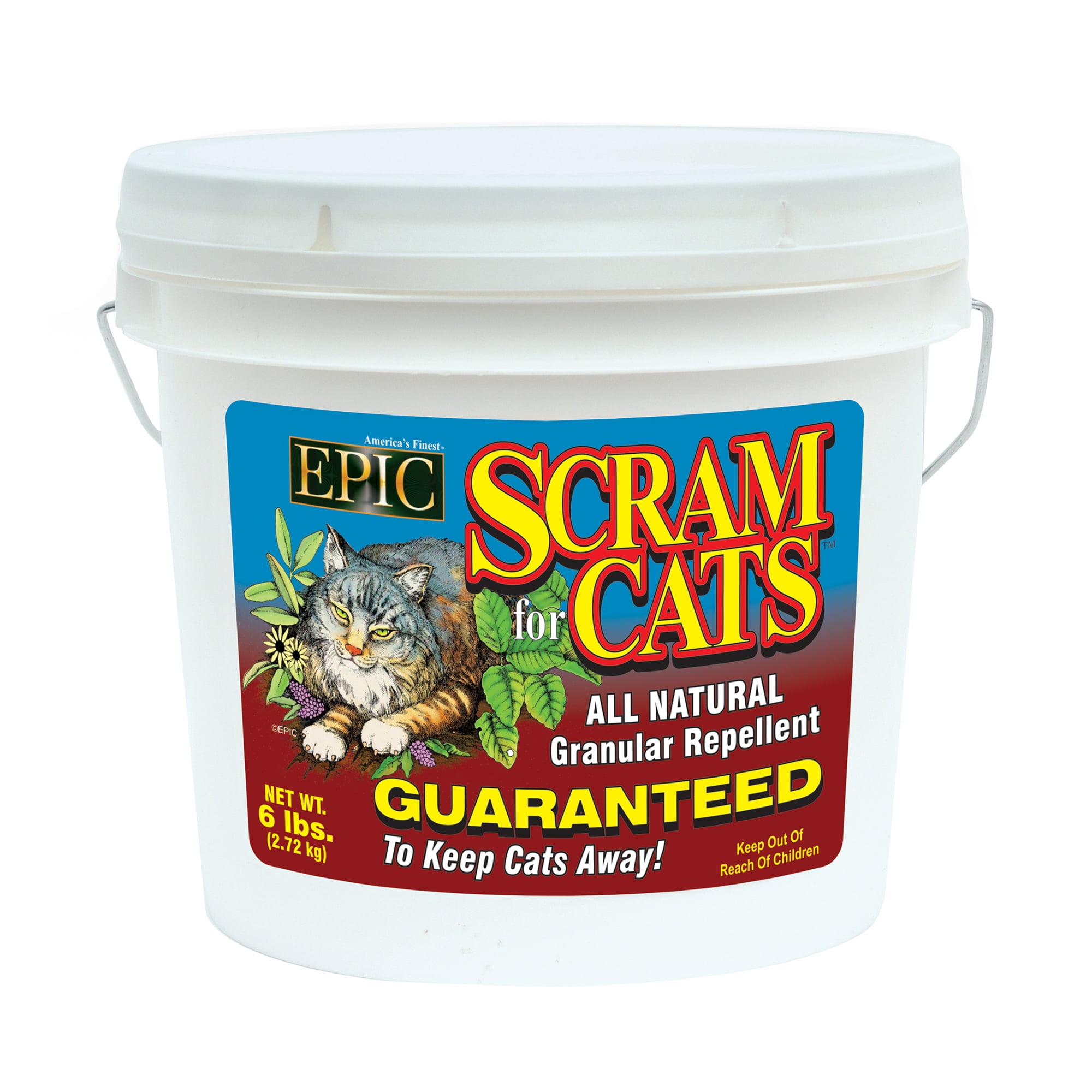 EPIC Scram for Cats All Natural Granular Repellent, 6 lb - Walmart.com