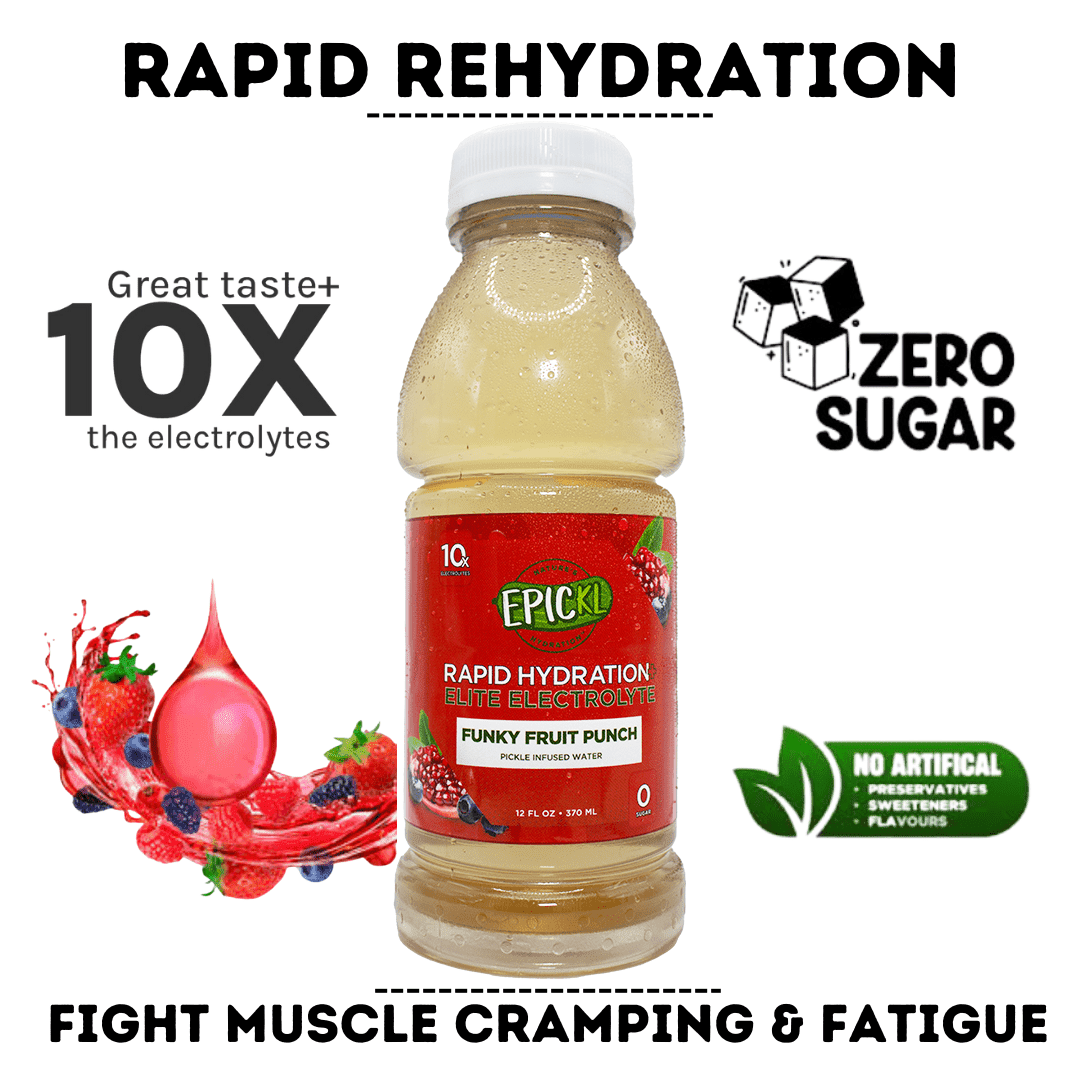 EPICKL Funky Fruit Punch Pickle Hydration for Sugar Free, 10X Hydration ...