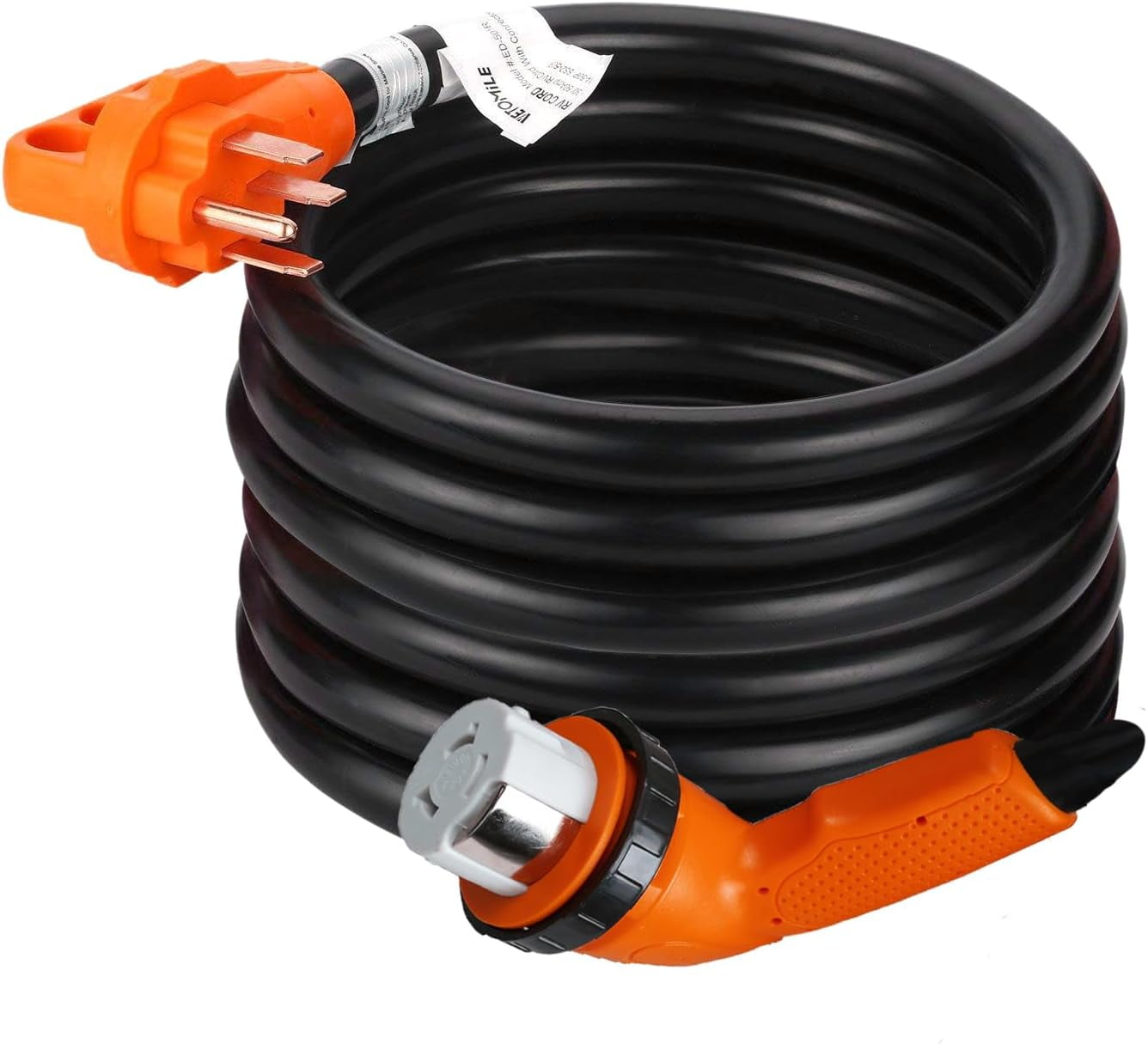 EPICORD 25Ft 50Amps RV Extension Cord With 90 Degree Angle Twist Lock ...