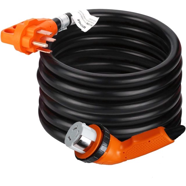 EPICORD 25Ft 50Amps RV Extension Cord With 90 Degree Angle Twist Lock ...