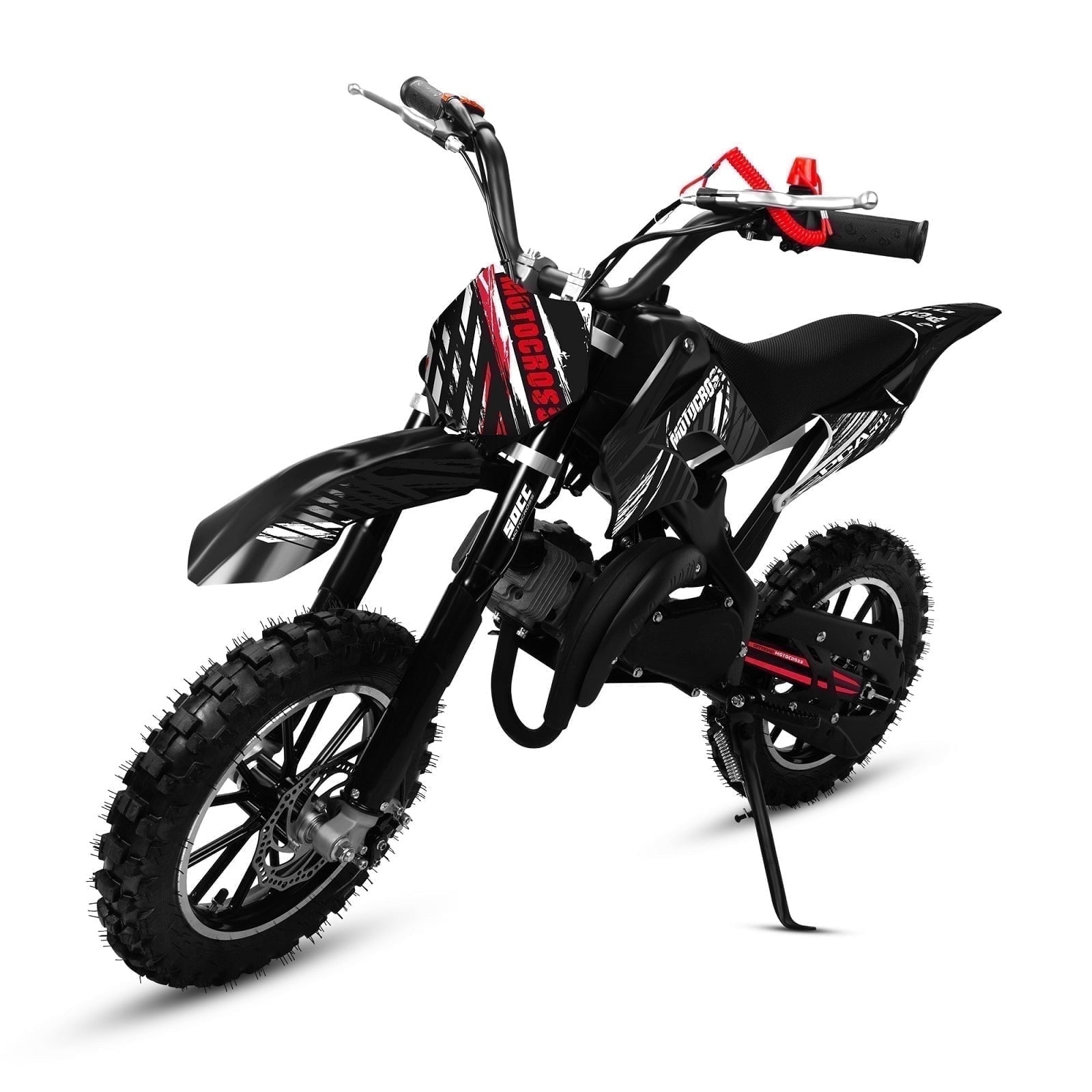 Ktoebyco 49cc Kids Mini Dirt Bike, 2-Stroke Gas-Powered Motorcycle, 1 ...