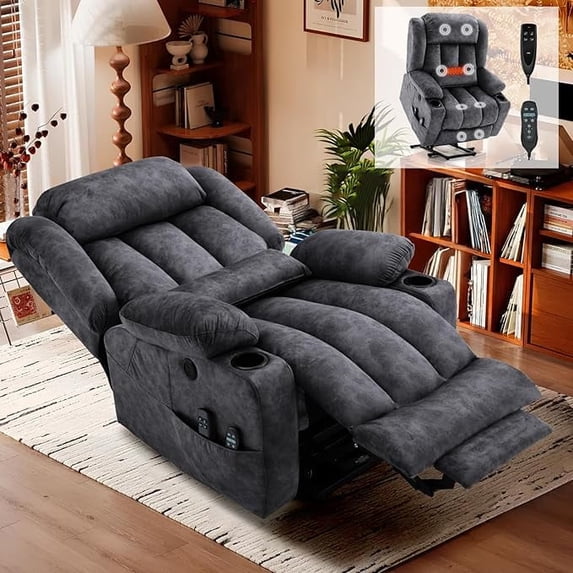 EPICOZY Oversized Dual Motor Power Lift Recliner Chair with Extended ...