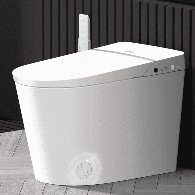 EPLO Warm Water Smart Toilet Bidet with Built-in Tank, Auto Open/Close ...