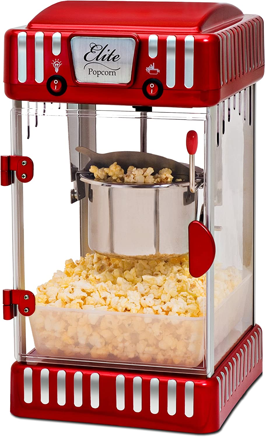 EPM-250 Maxi-Matic 2.5 Ounce Classic Carnival, Tabletop Kettle Popcorn ...
