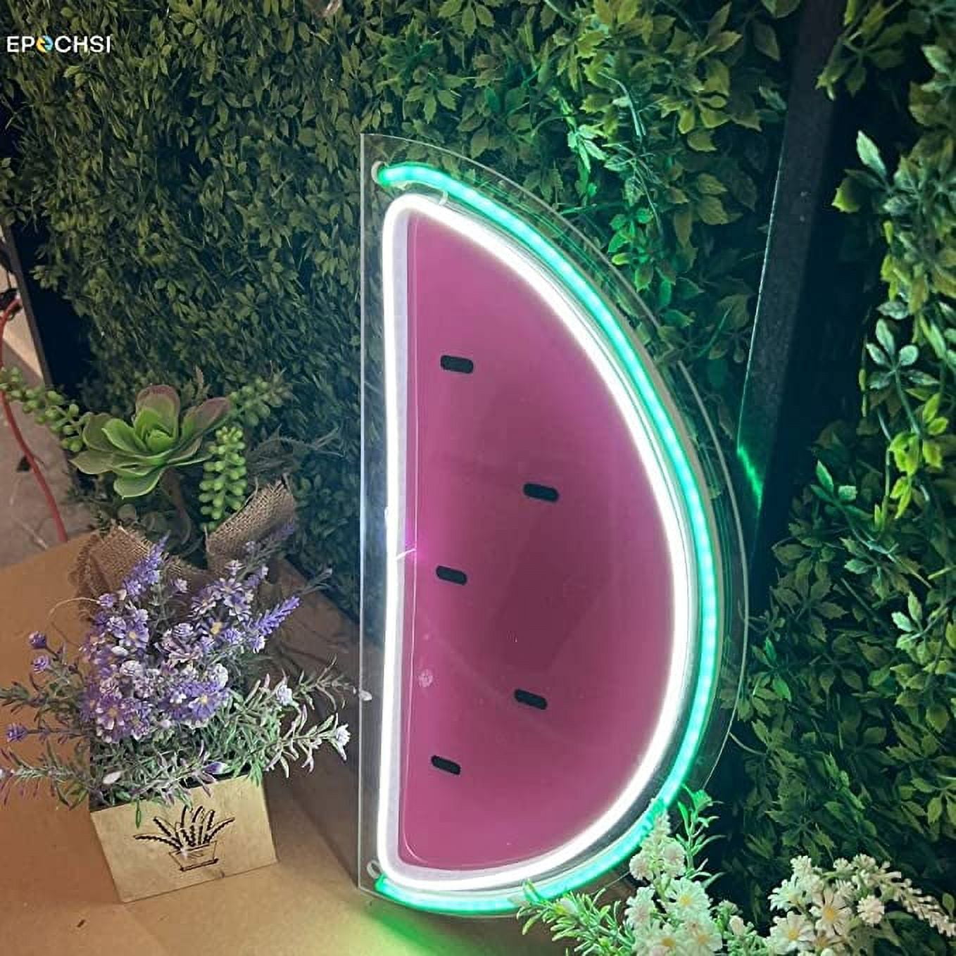 EPOCHSI Watermelon Neon Sign, UV Printed 13 x 14 Inches Fruit Neon ...