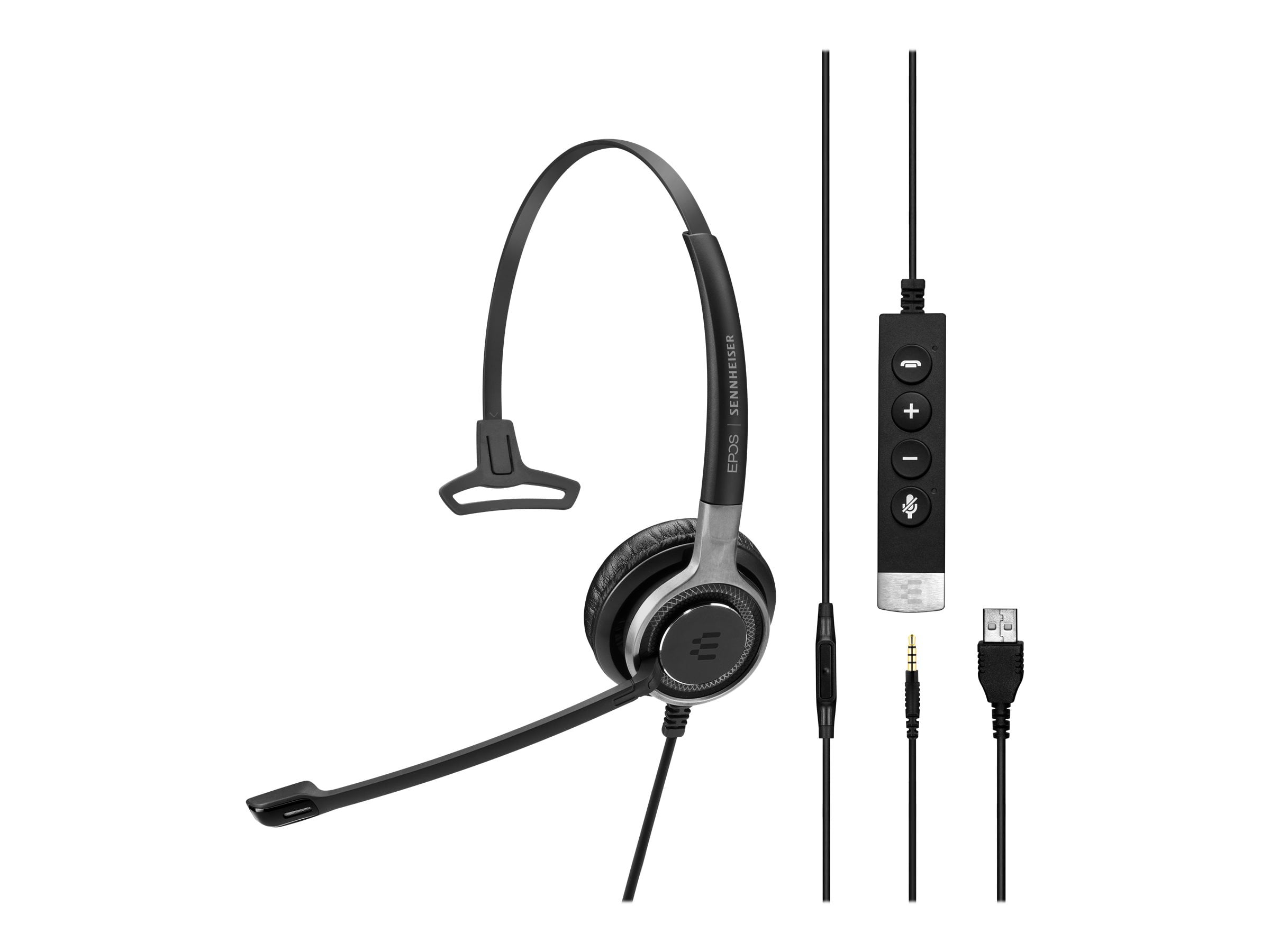Free Shipping! EPOS IMPACT SC 635 USB - Headset - on-ear - wired - USB, 3.5 mm jack - black ...