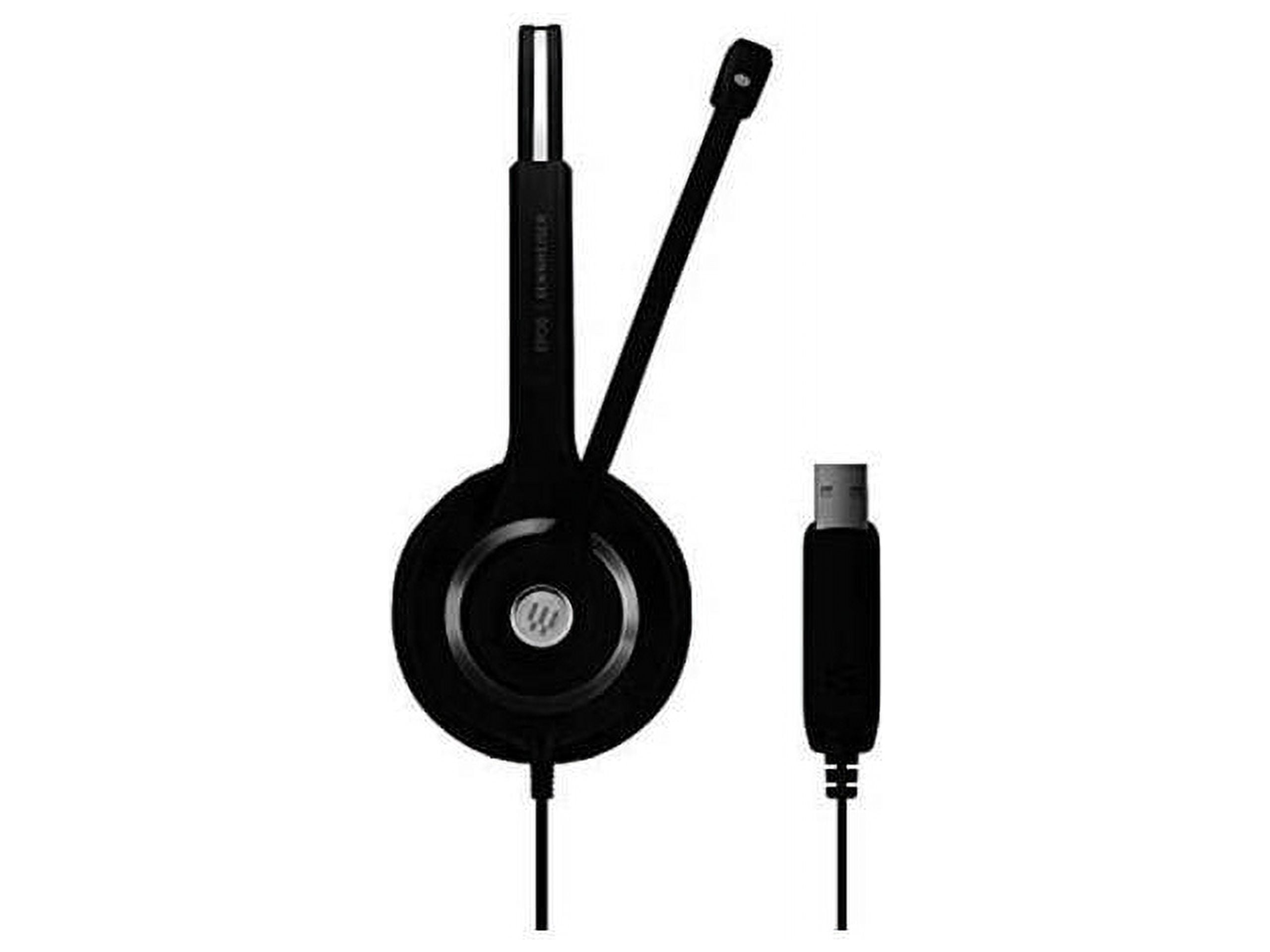 EPOS Sennheiser SC230 Monaural On-Ear USB Wired Headset Black - Walmart ...