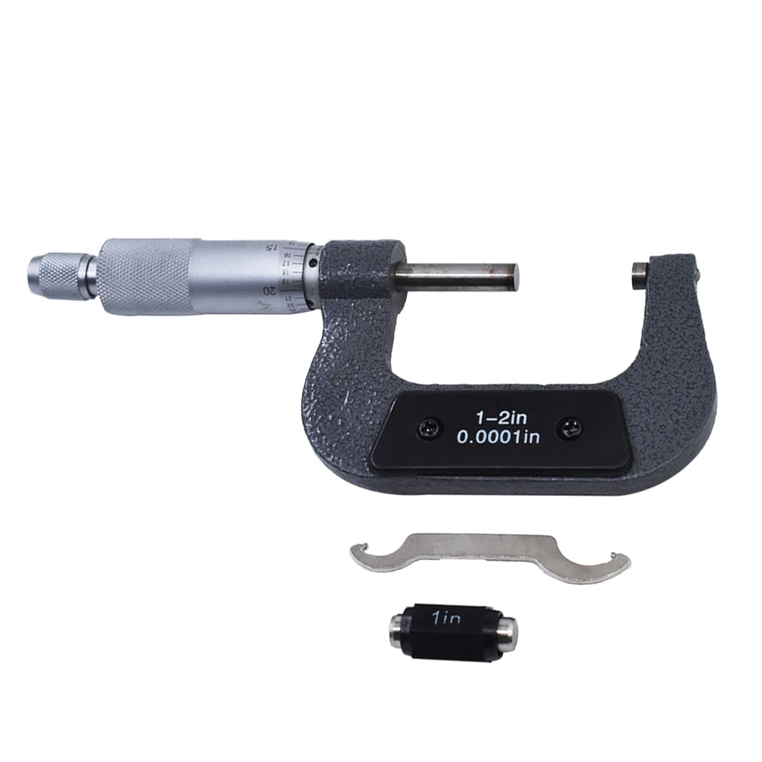EPOTOOR 1-2 Inch Outside Micrometer 0.0001 Inch Precision Carbide Tip ...