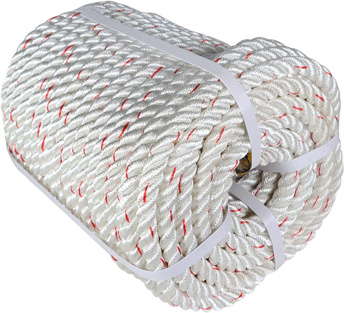 EPOTOOR 1/2Inch x 150FT Arborist Bull Rope, High Strength Double Braid ...