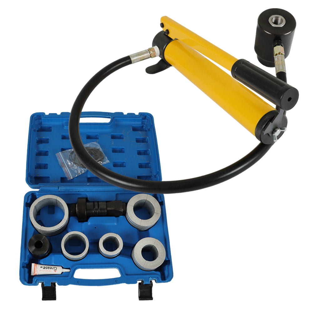 EPOTOOR 1 5/8 to 4 1/4 10-Ton Hydraulic Pump with 4 Foot High Pressure ...