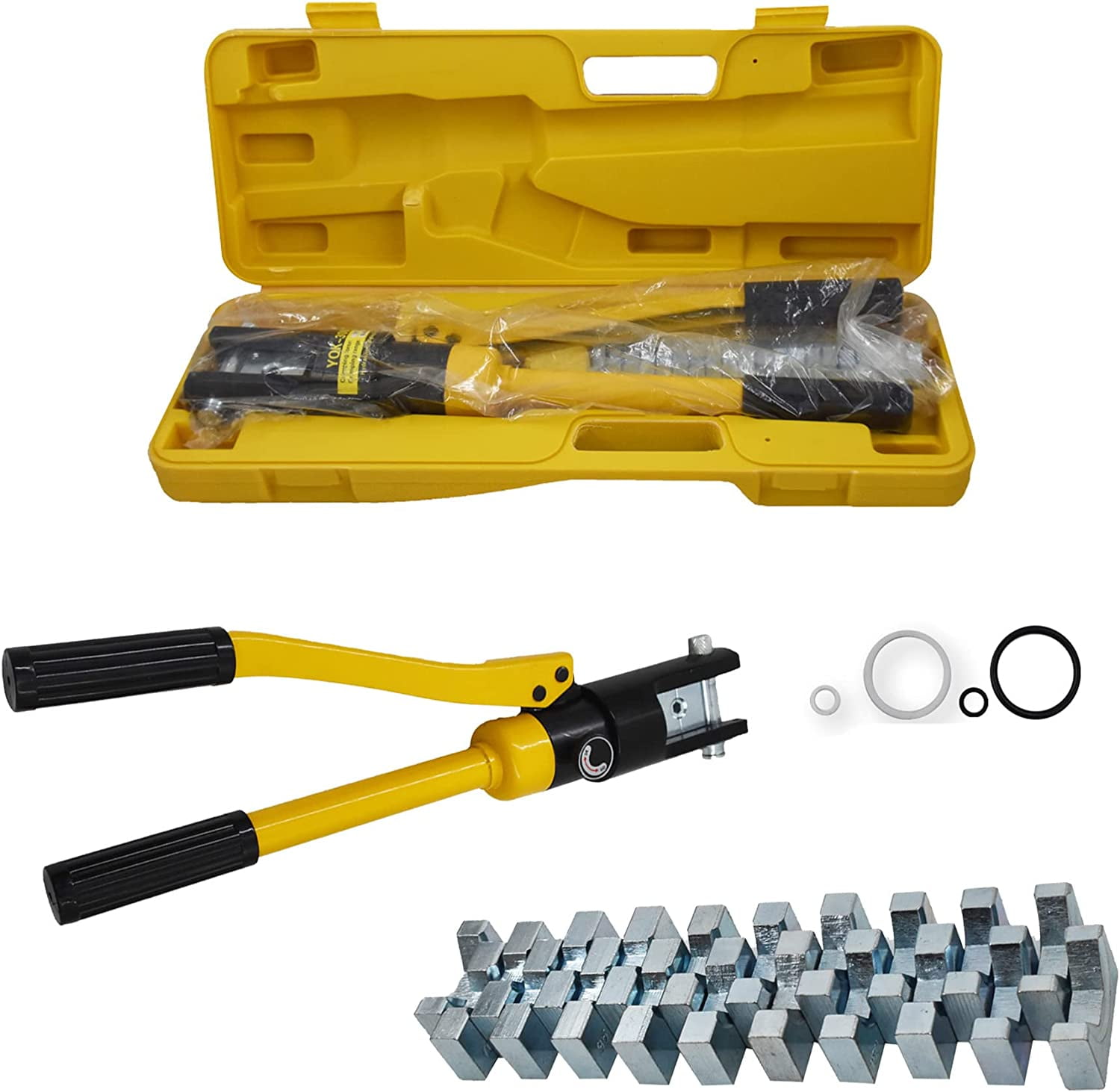 EPOTOOR 16 Tons Hydraulic Wire and Cable Lug Terminal Crimping ...