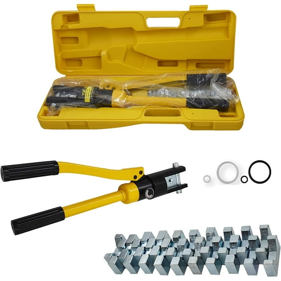 EPOTOOR 16 Tons Hydraulic Wire and Cable Lug Terminal Crimping ...