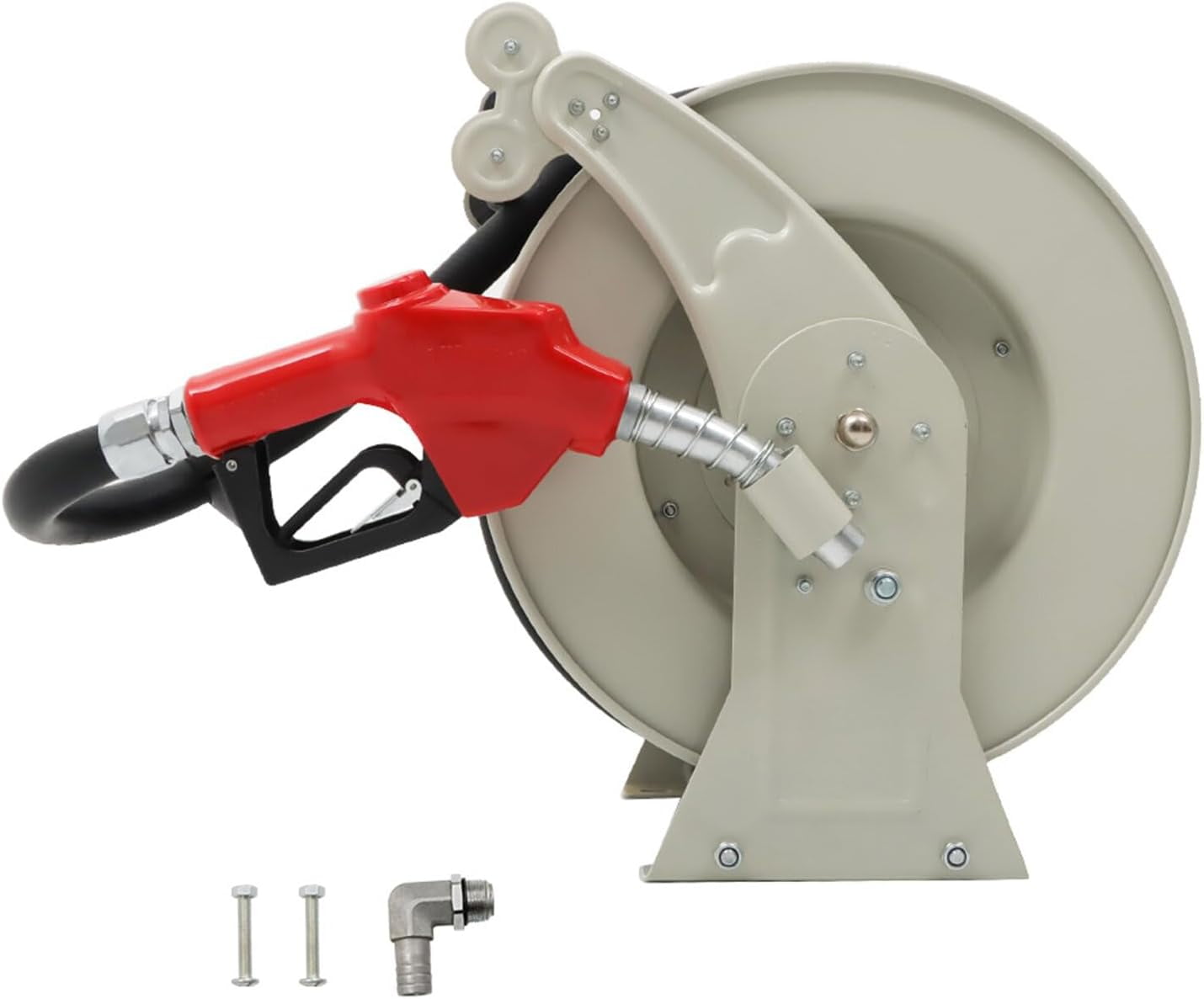 EPOTOOR 1in x 50FT Automatic Fuel Hose Reel Fuel Dispenser Hose Reel ...