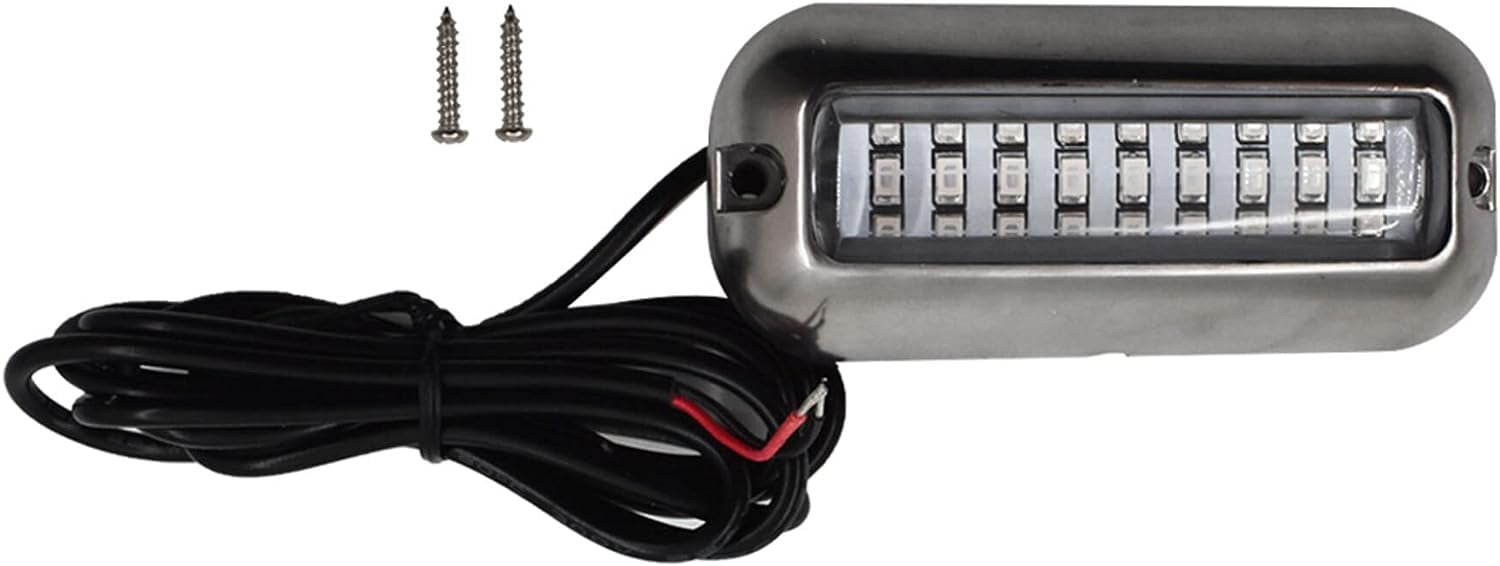 EPOTOOR 27 LED Blue Underwater Marine Transom Light Stern Lights Marine ...