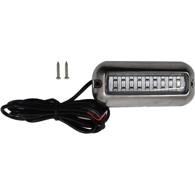 EPOTOOR 27 LED Blue Underwater Marine Transom Light Stern Lights Marine ...