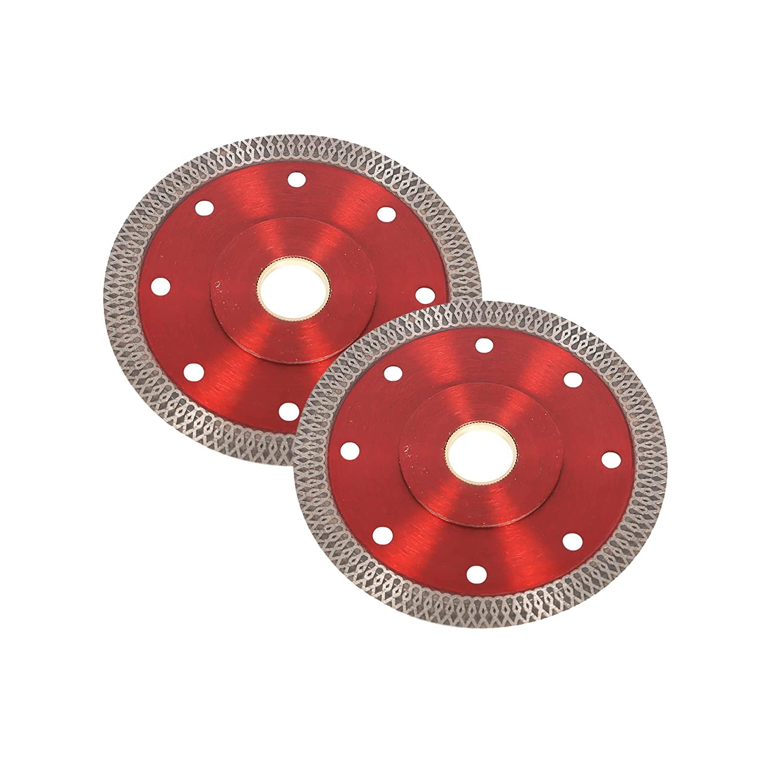EPOTOOR 2Pcs 4-1/2 Inch Diamond Blade X Teeth Diamond Saw Blades Fit ...