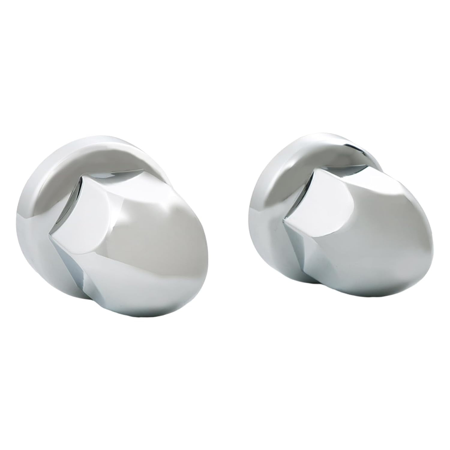 EPOTOOR 33mm Push-on Bullet Flanged Lug Nut Covers For Semi Trucks ...