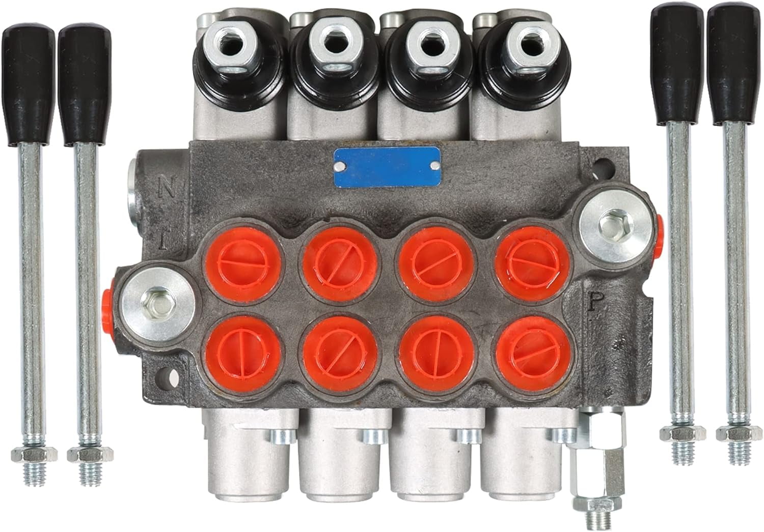 EPOTOOR 4 Spool 11 GPM Hydraulic Directional Control Valve, 3600 PSI ...