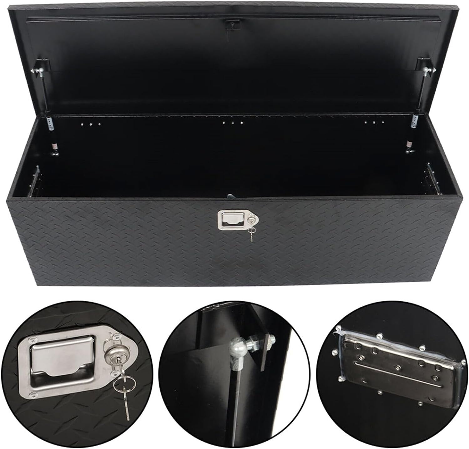 EPOTOOR 49 Inch Heavy Duty Aluminum Diamond Plate Truck Tool Box ...