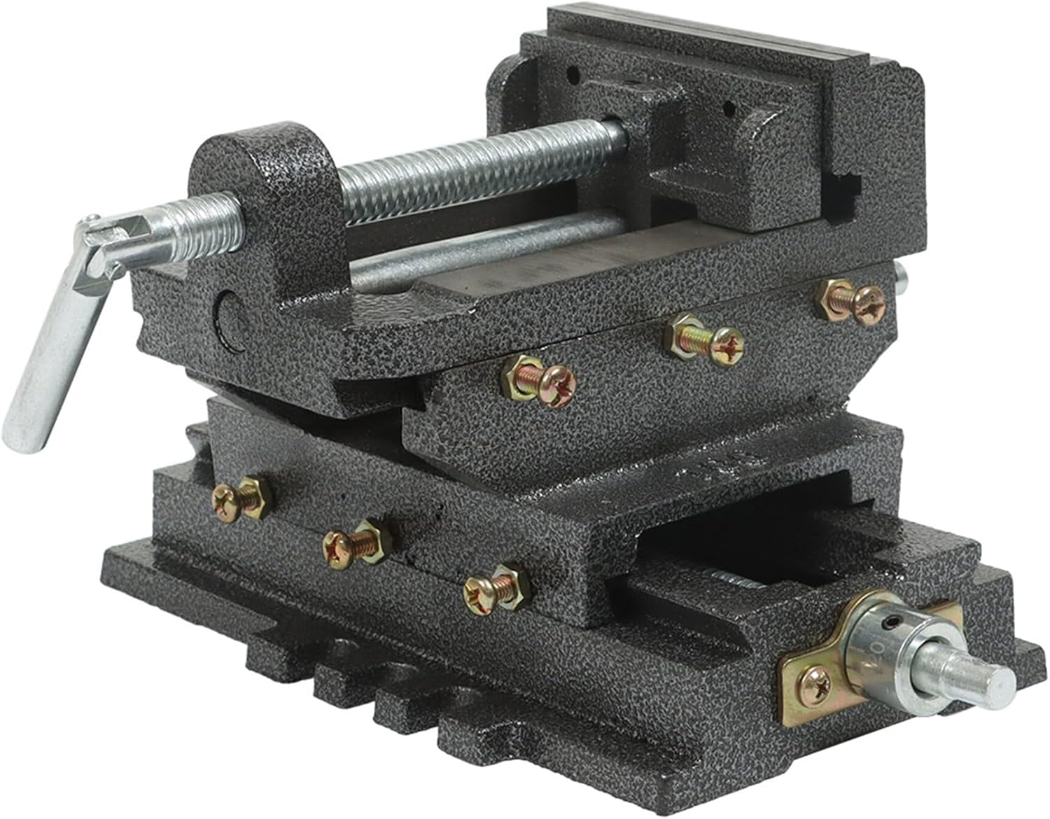 EPOTOOR 4in Cross Slide Vise Drill Press Milling Vises 4 in Jaw Width X ...