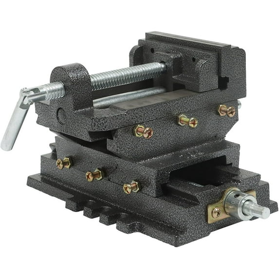 EPOTOOR 4in Cross Slide Vise Drill Press Milling Vises 4 in Jaw Width X ...