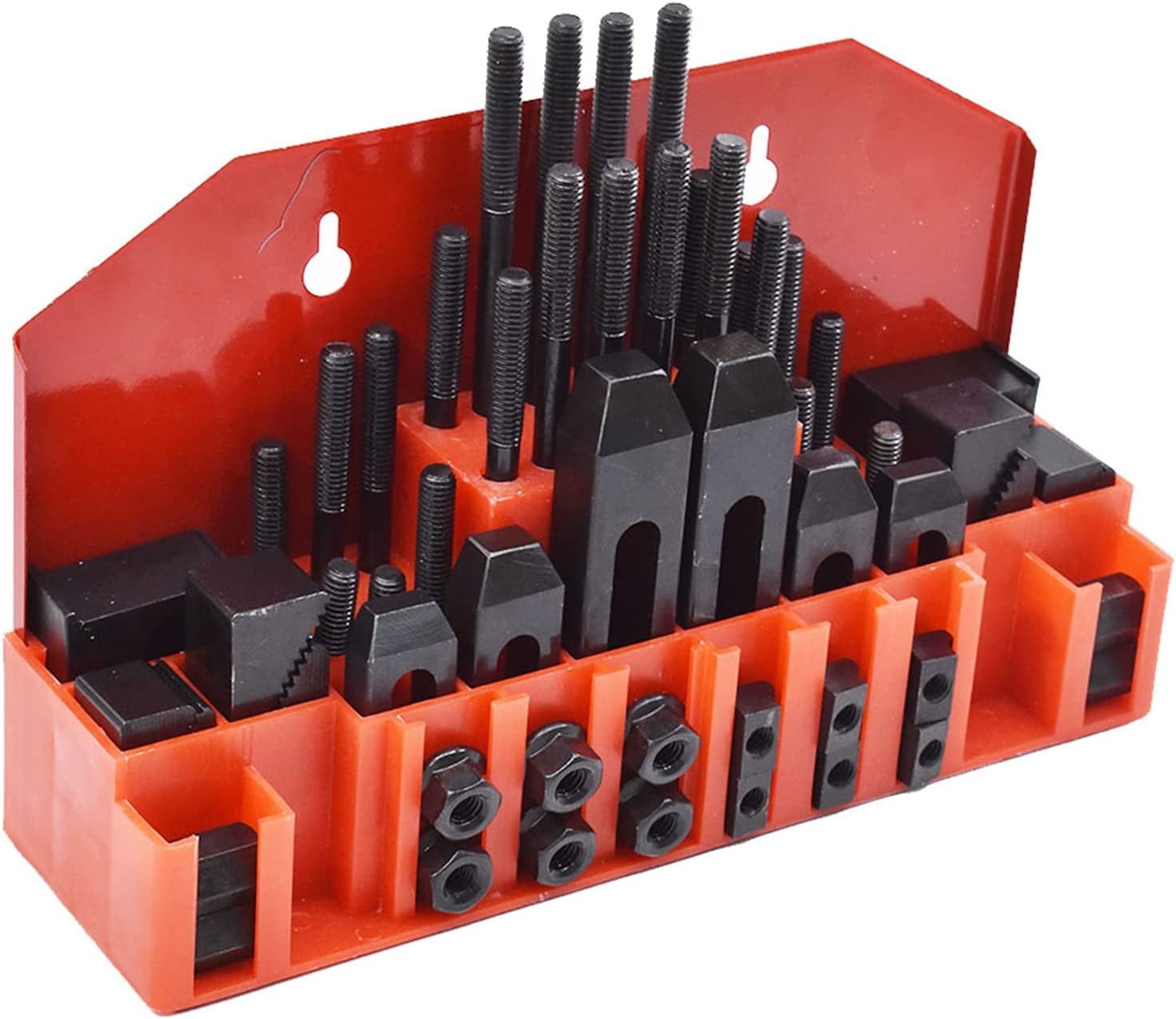 EPOTOOR 58 Pcs Pro-Series 7/16 Inch T-Slot Hold Down Clamp Clamping Kit ...