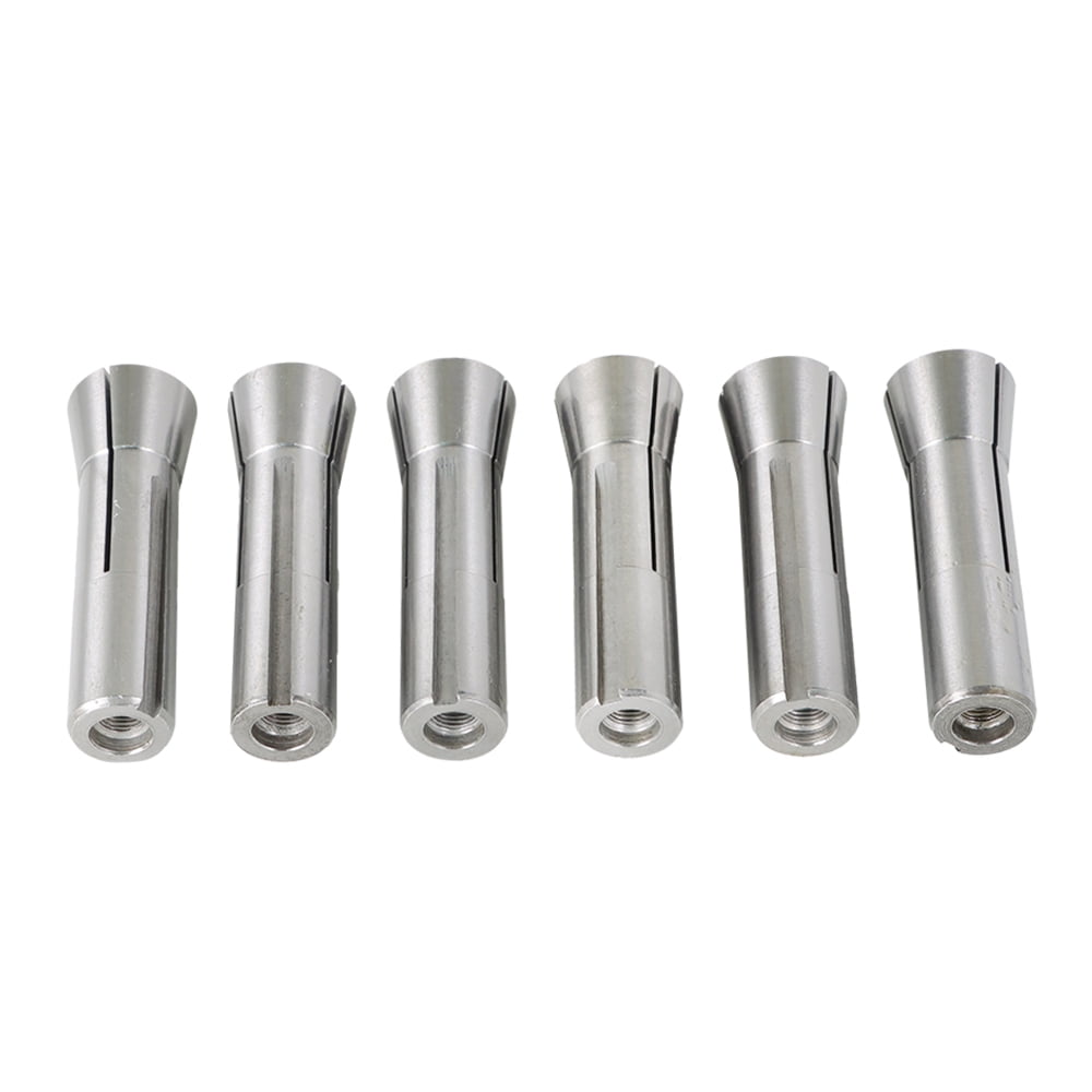 EPOTOOR 6pcs 1/8-3/4 inches Precision R8 Collets Set Mill Chuck Holder ...