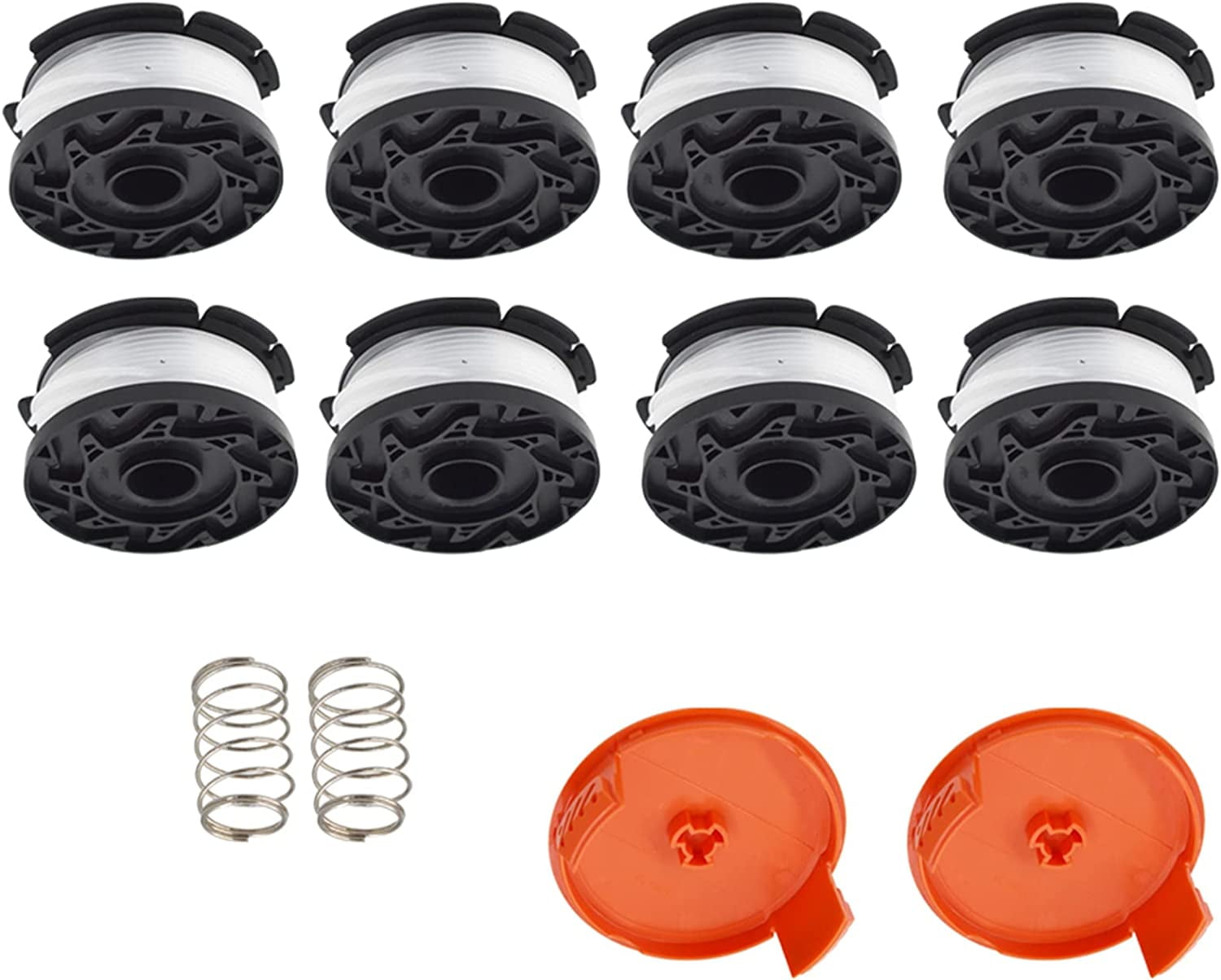 EPOTOOR 8 Pack String Trimmer Replacement Spool Replacement for Black ...