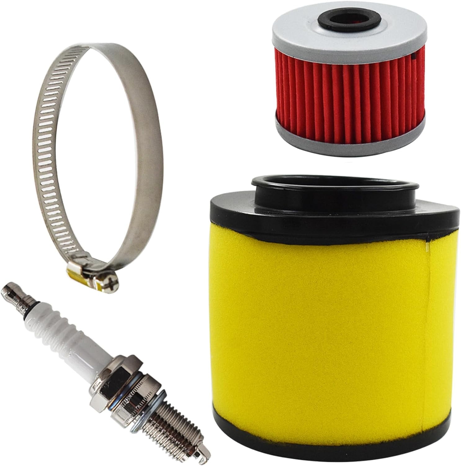 EPOTOOR Air Filter Oil Filter Spark Plug Replacement for Honda Foreman ...