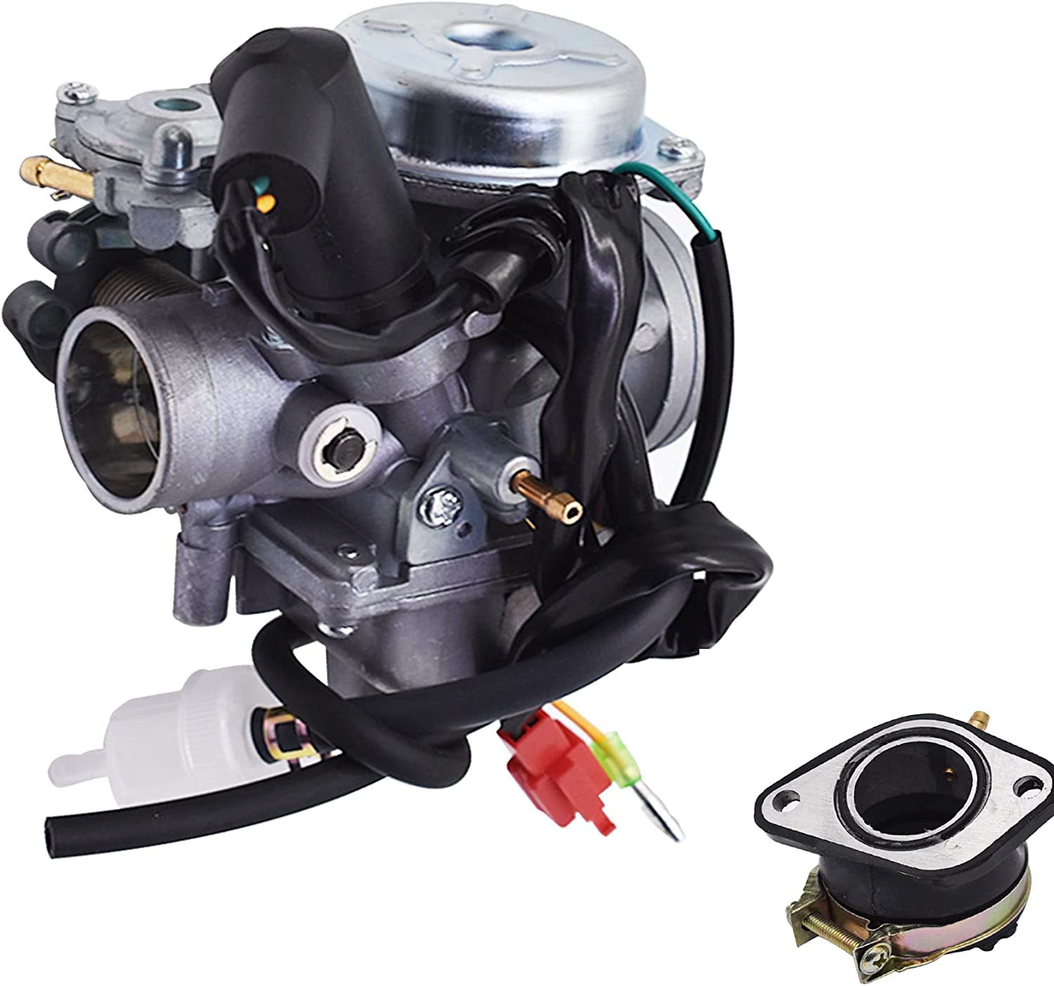 EPOTOOR Carburetor Carb And Intake Holder Rubber Boot Replacement For ...