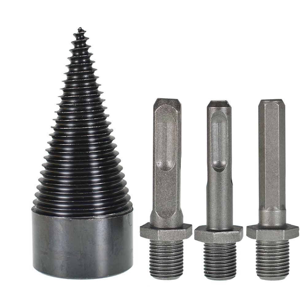 EPOTOOR Firewood Drill Bit Wood Log Splitter Screw Cone Driver Farms ...