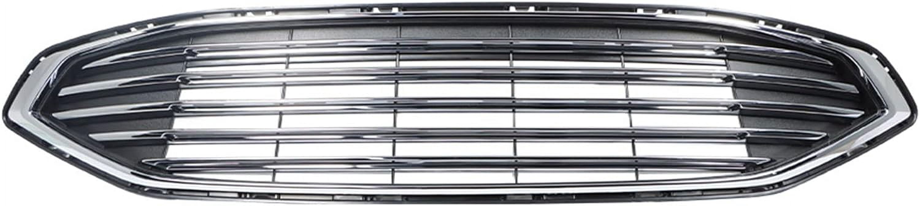 EPOTOOR Fit For Ford Fusion 2017-2018 Front Upper Bumper Grille Chrome ...