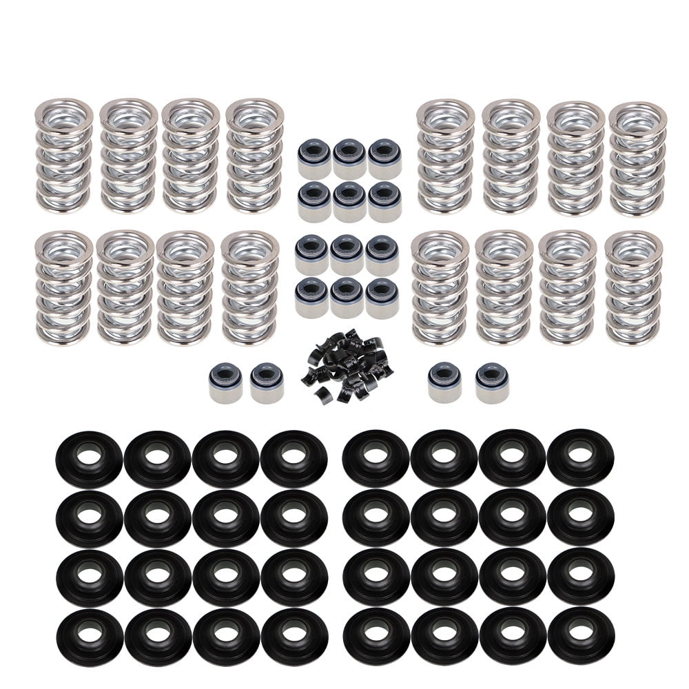 EPOTOOR For LS LS1 .660" Dual Valve Spring Kit Steel Ret 4.8 5.3 6.0 ...
