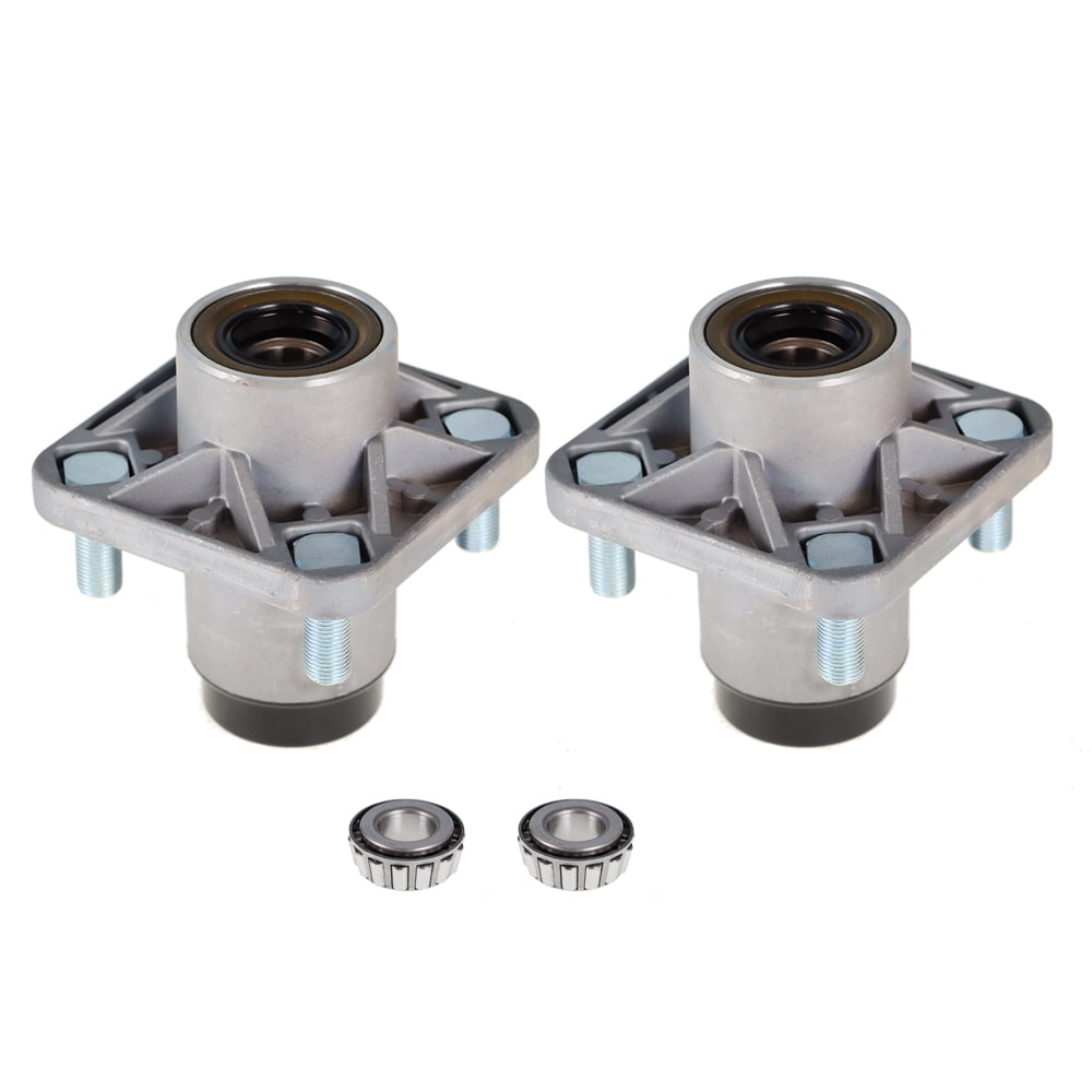 EPOTOOR Golf Cart Front Wheel Hub Kit Bearings Seals Replacement for ...