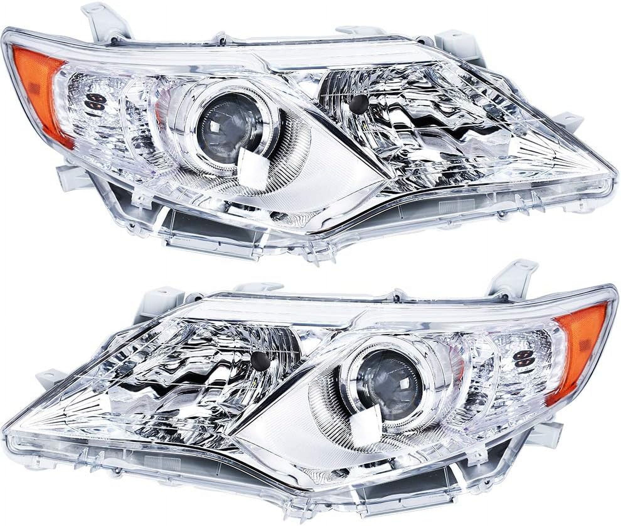 EPOTOOR Headlights Assembly Replacement for 2012-2014 Toyota Camry L/LE ...
