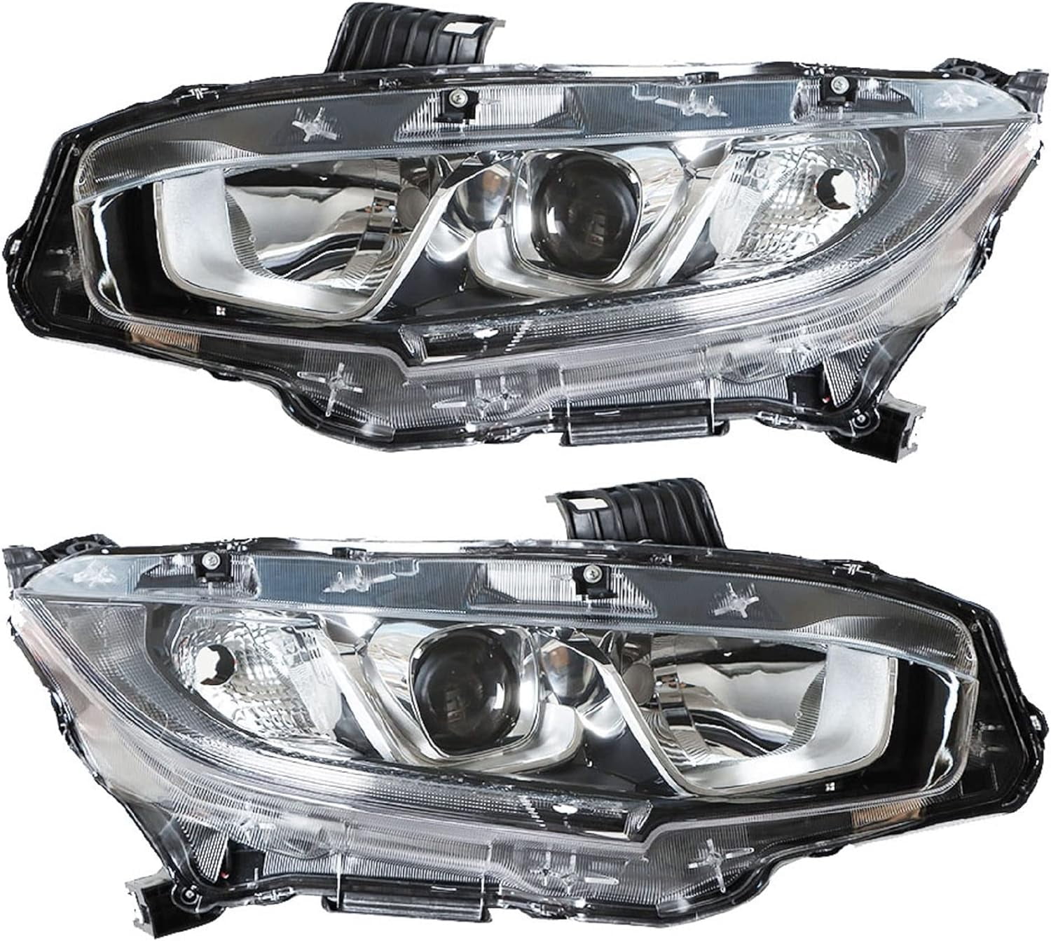 EPOTOOR Headlights Front Head Lamps Replacement for 2016-2020 Honda ...