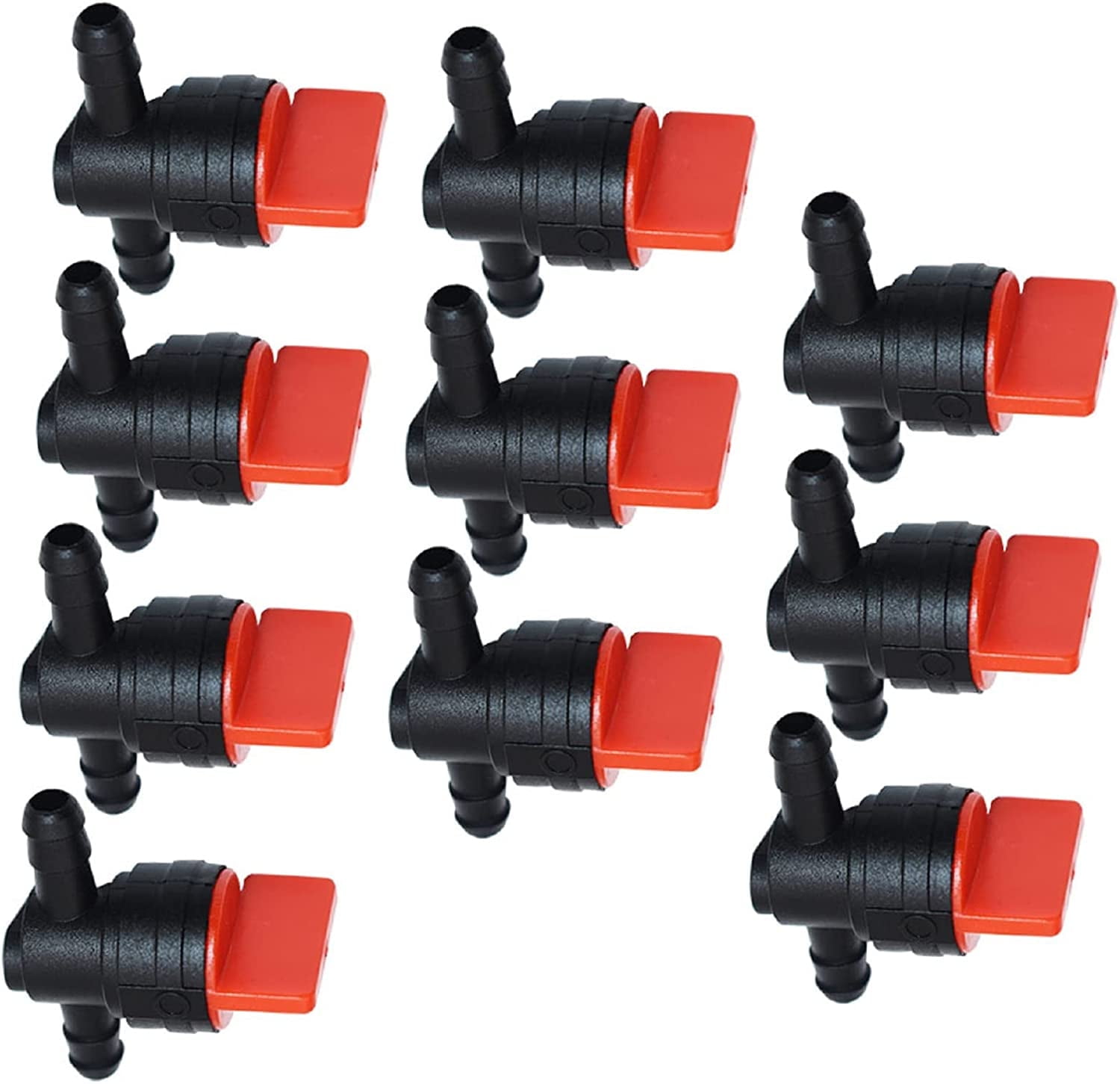 EPOTOOR Motorcycle In-Line Gas Fuel Shut-off / Cut-off Valves Petcock ...