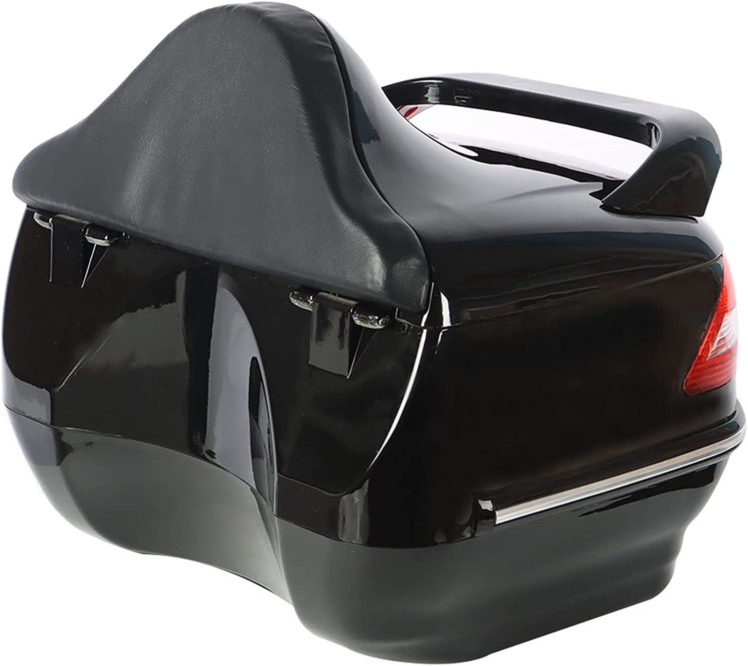 EPOTOOR Motorcycle Trunk Tail Box Tour Pack W/ Tail Light For Honda ...