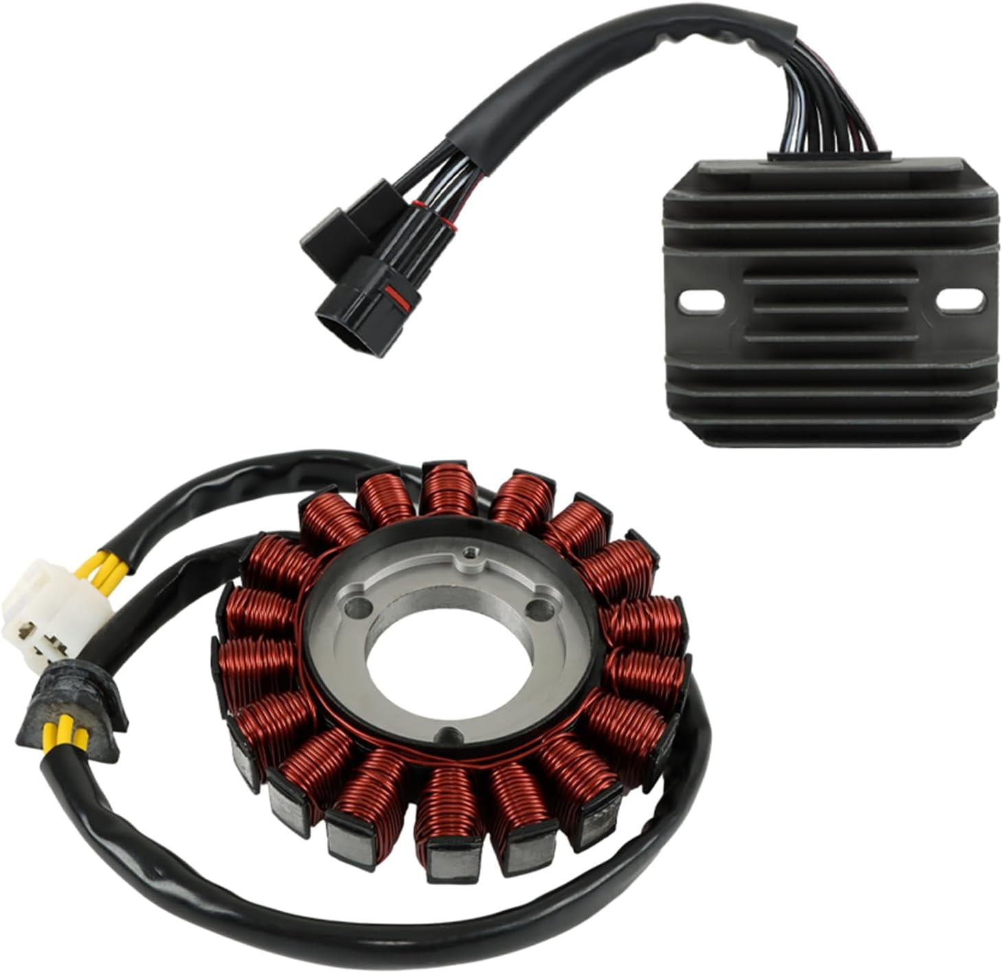 EPOTOOR Regulator Rectifier & Coil Stator For Suzuki GSXR600 GSX-R600 ...