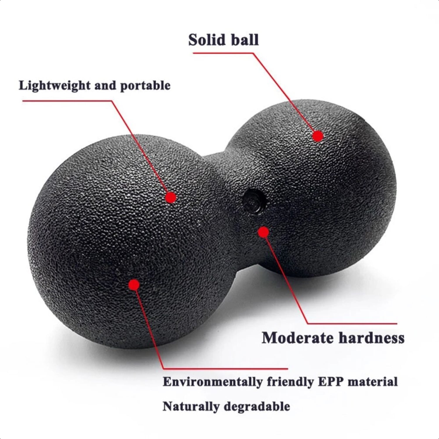 EPP Peanut Balls Body Massage Fascia Ball Yoga Foam Block High Density ...