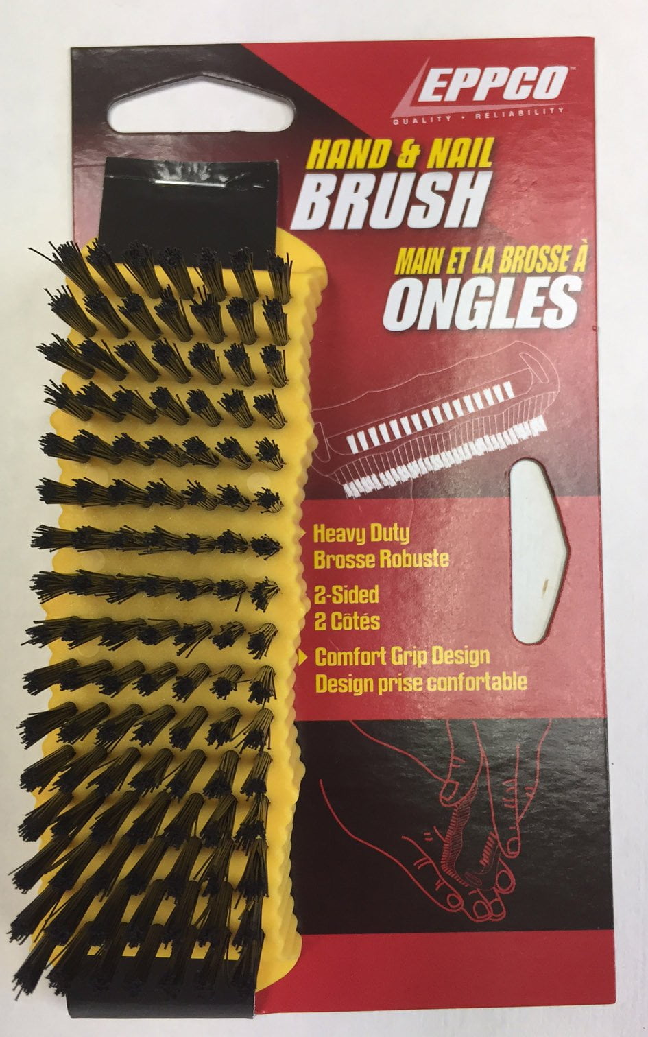 EPPCO HU1310101 Heavy Duty TMA2 Two Sided Hand & Nail Brush - Walmart.com